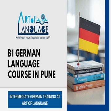 B1 German Language Course in Pune | Intermediate German Training at Art ...