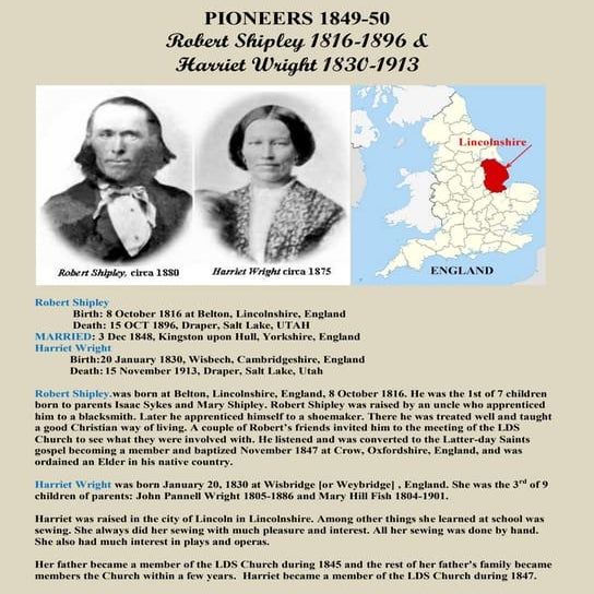 Robert Shipley and Harriet Wright | PDF