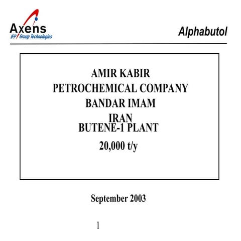 B1 Trianing For AKPC(AlphaButol) butene1 plant.ppt