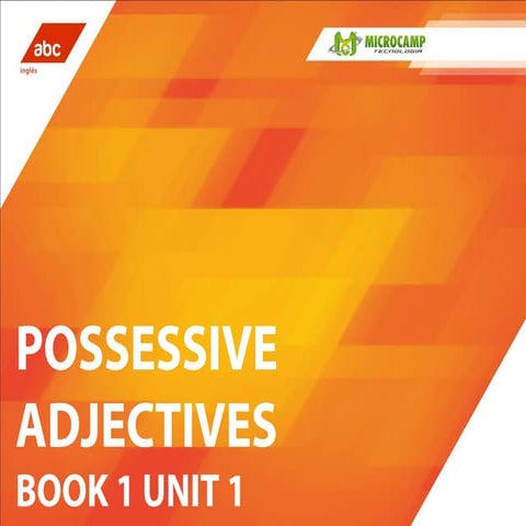 B1 u1 possessive adjectives | PPT