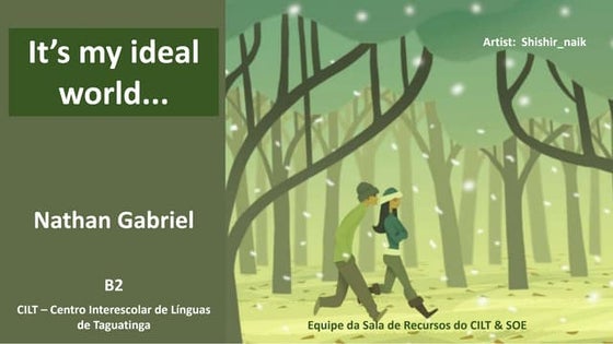 B2 book 13 - sabrina helen - in my ideal world | PPT