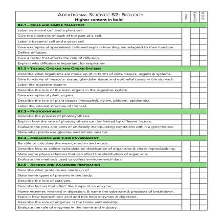 B2 checklist | PDF