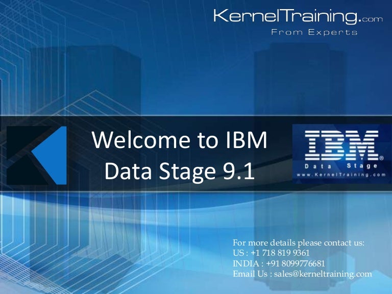 Ibm Infosphere Datastage Introduction Online Training 