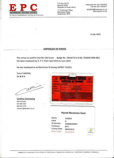 transnet letter | PDF