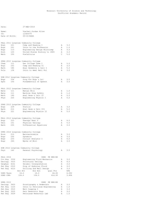 B.S. Construction Engineering Curriculum | PDF