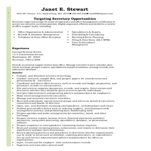 Janet Resume - 042015 | DOCX
