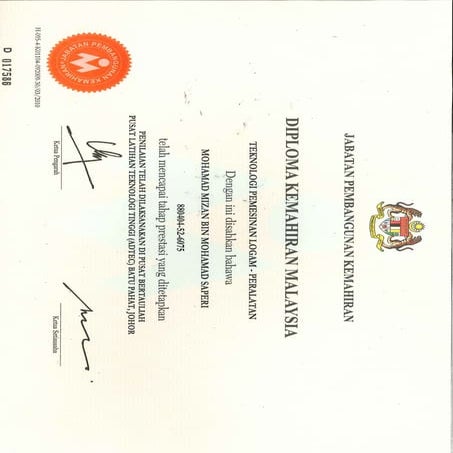 4. Malaysian Skills Diploma (DKM) | PDF