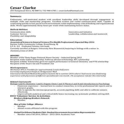 Cesar's Resume (1) | PDF