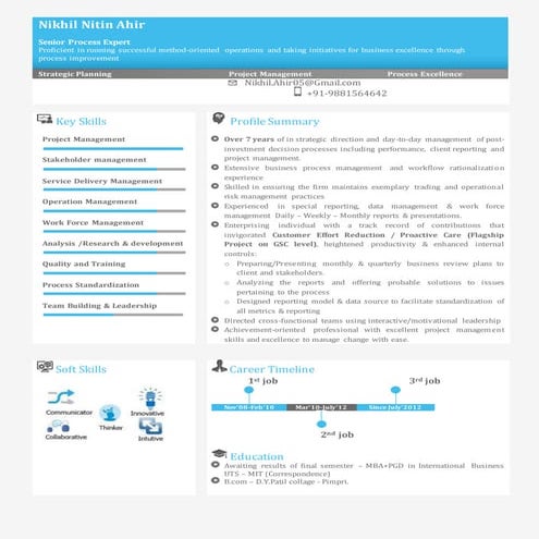 Nikhil Ahir profile 2016 | DOCX | Logistics | Business