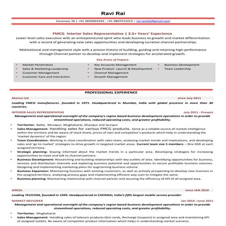 RAVI RAI RESUME | PDF