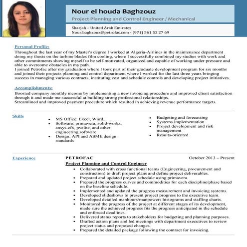 Nour cv | PDF