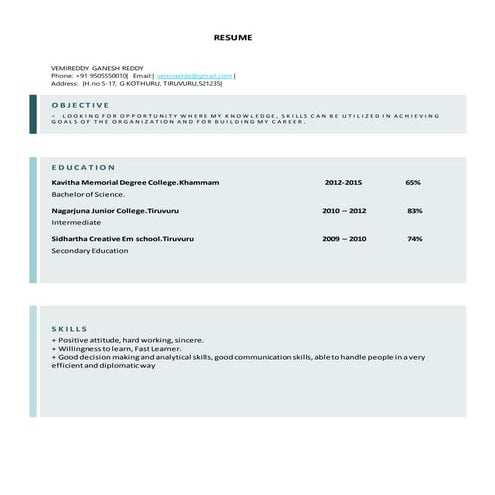 GANESH RESUME | DOCX