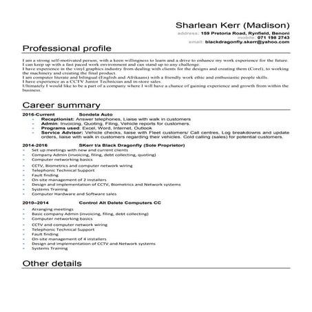 cv mad | PDF | Computing | Technology & Computing