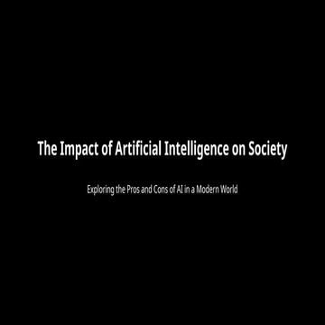 Impact of Artificial Intelligence on society.pptx