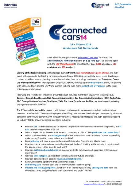 Connected-Cars-Event-Brochure | PDF