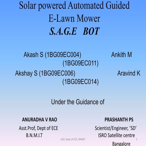 SAGE BOT | PPT