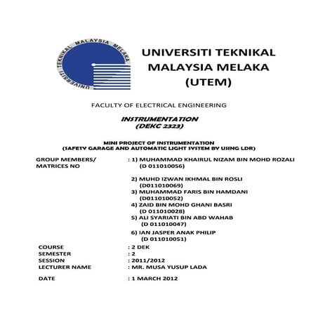 miniproject | PDF | Computer Peripherals | Computing