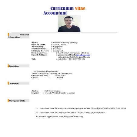 CURRICULUM VITAE OF Tumelo | DOCX