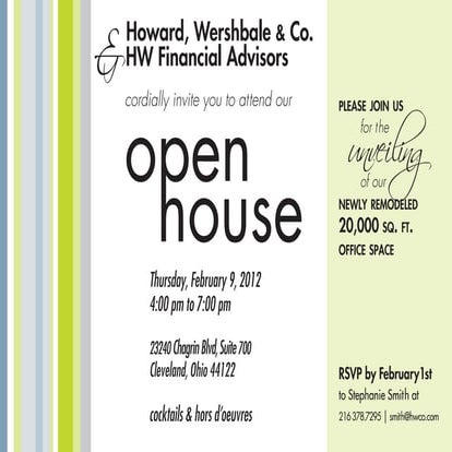 Open House | PDF