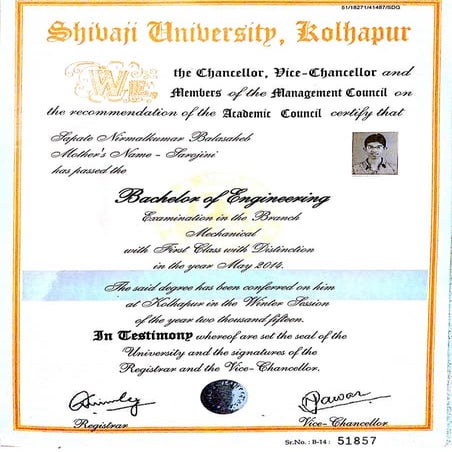 Degree Certificate | PDF