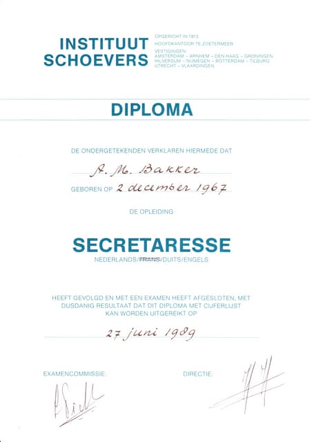 Certificaat - Gespreksvaardigheden | PDF