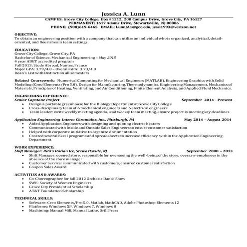 Jessica Lunn Resume | DOCX