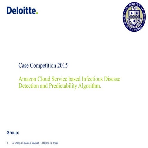 Deloitte Case Competition final | PPTX | Cloud Computing | Internet