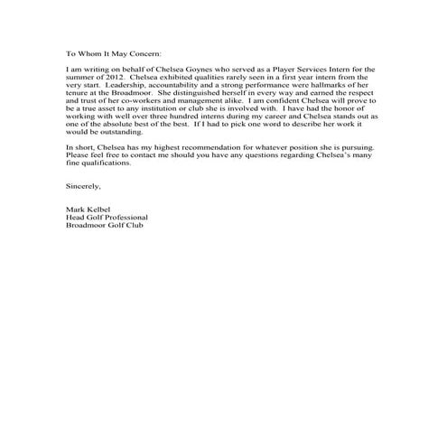 letter of rec from mark | DOC