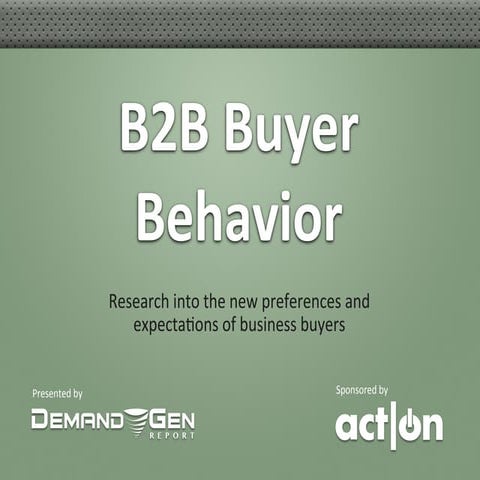 B2B Buyer Behavior | PDF
