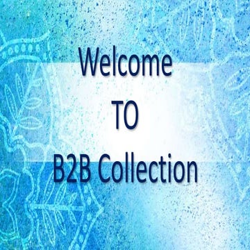 B2 b collection | PPTX