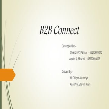 B2 b connect | PPT