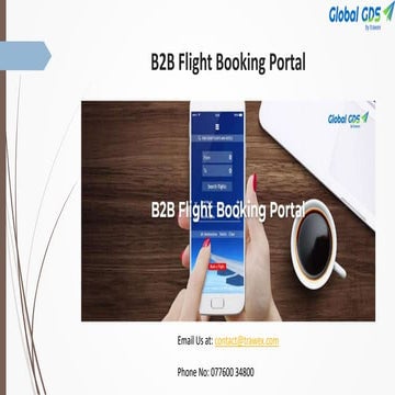 B2B Flight Booking Portal, Flight Booking Portal | PPTX