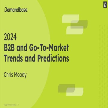 B2B & GTM Trends and Predictions for 2024.pdf
