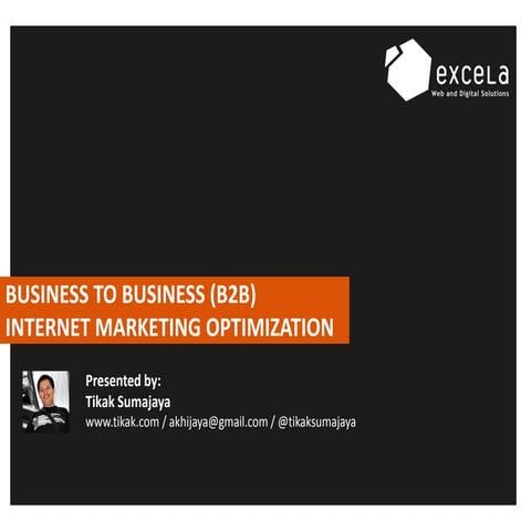 B2B internet marketing optimization | PPT