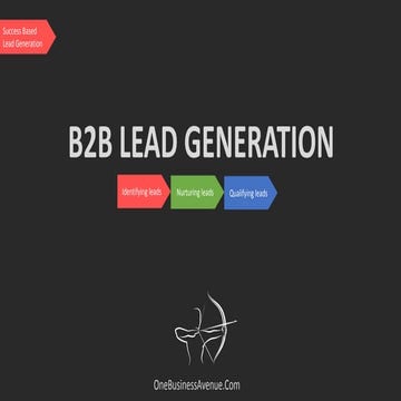 B2B lead generation process 09112013 | PDF