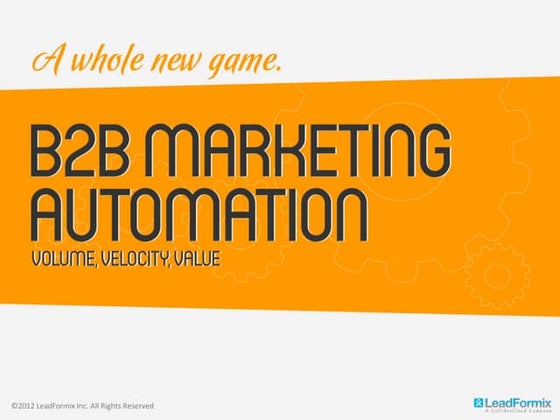 Marketing Automation Infographic | PDF
