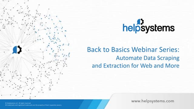 Automate Data Scraping And Extraction For Web Ppt 5926