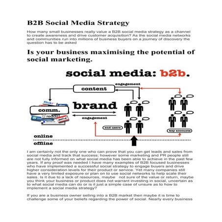 B2B Social Media Strategy | PDF