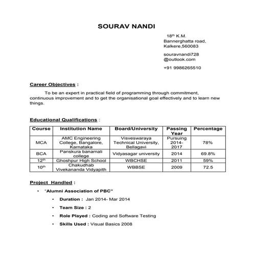 SOURAV CV FINAL JOB-ilovepdf-compressed | PDF