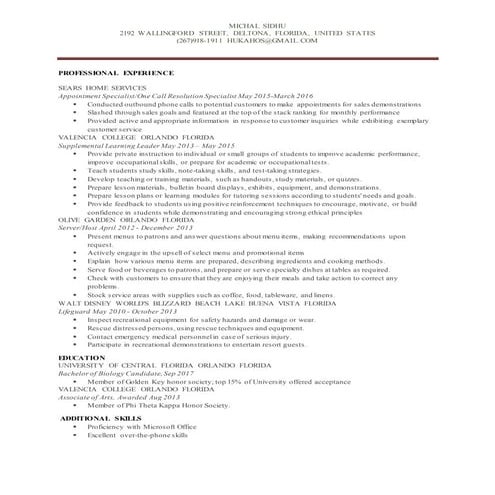 Patrick F. Mitchell Resume | DOC