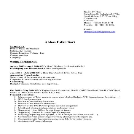 C.V. Ashraf El-Sakka | PDF