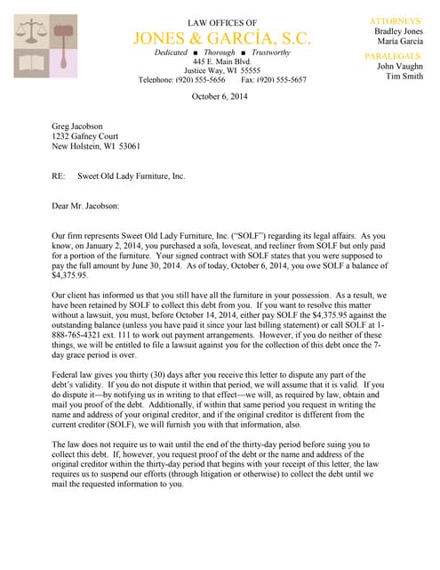 Sample Qualified Written Request letter pursuant to RESPA | PDF