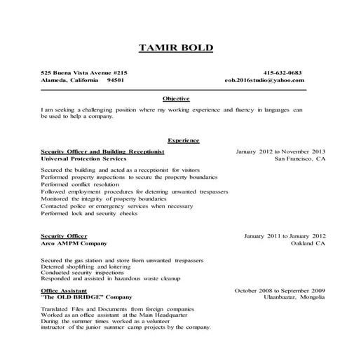 Todd Brown Resume (1) | DOC