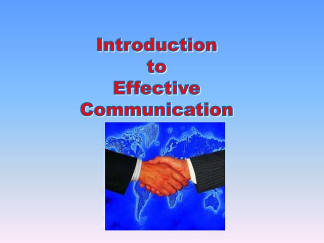 Effective Communication Skills | PPT