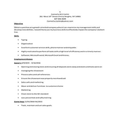 Sandra Webb Resume | DOCX