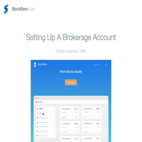 Setting up a brokerage account in the US | PDF