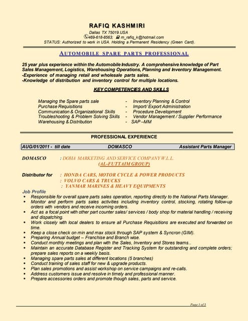 MLMResume | DOCX | Logistics | Business