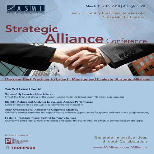 25 tips for Successful Partnerships & Alliances | PDF