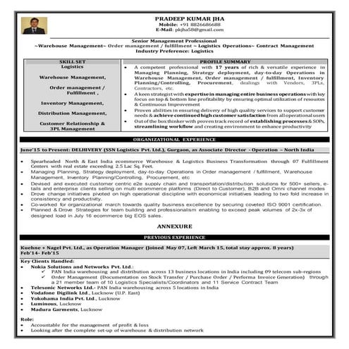 CV-Pradeep Kumar Jha | DOCX