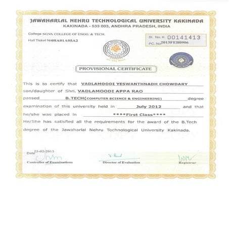 btech-provisional | PDF